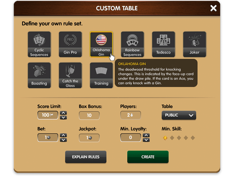 Oklahoma Gin - Rules, Strategies & More - Gin Rummy Palace