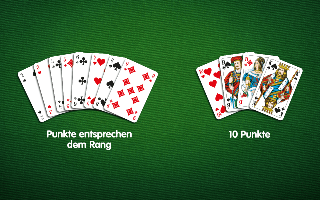 Rommé spielen lernen - Rommé Palast