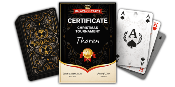 Christmas Tournaments 2023 at the Palace of Cards